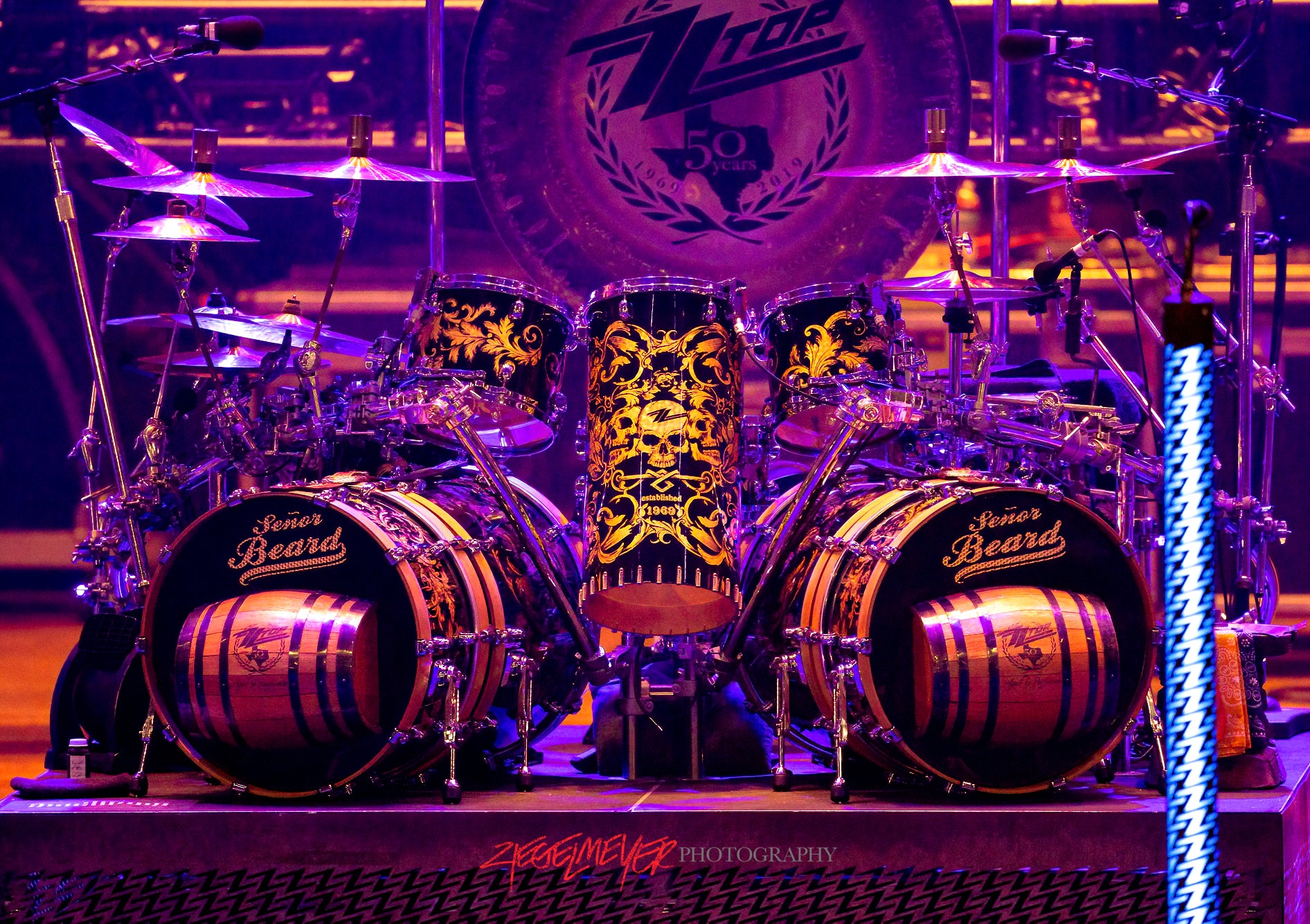 frank beard drum setup