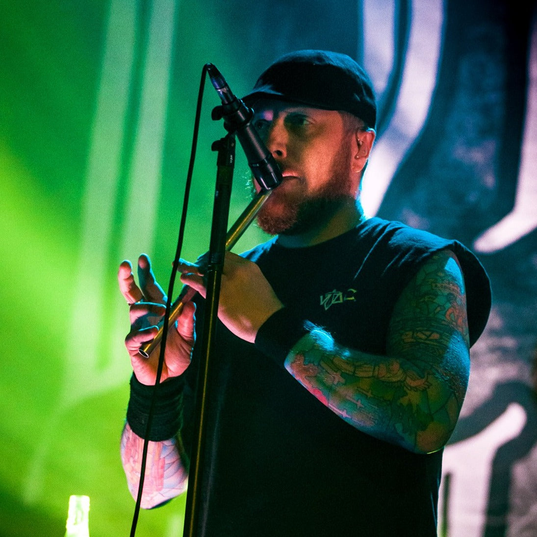 Scruffy Wallace of The Dropkick Murphys. ©2013 Steve Ziegelmeyer ...
