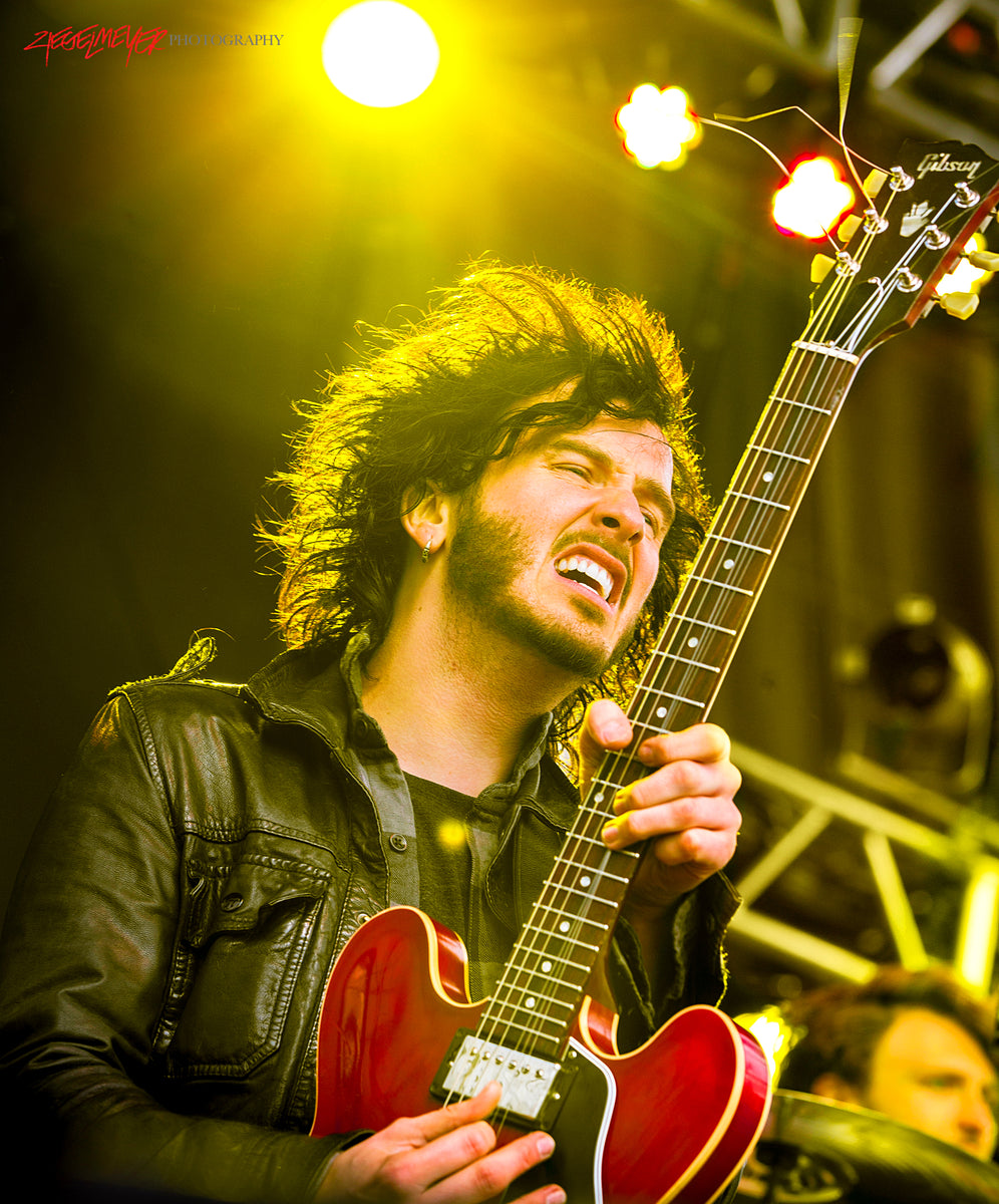 Jordan Cook of Reignwolf. ©2014 Steve Ziegelmeyer – Ziegelmeyer Photography
